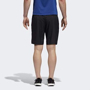 adidas men's Run It Short, Black, Large