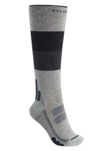 burton women's performance + ultralight compression socks, true black, ml