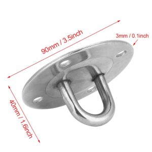 Dioche Heavy Duty Swing Hooks with Stainless Steel Swing Set Accessories, 500KG Capacity with 2 Mont 8 Bolt for Concrete Wooden Sets Yoga Hammock Chair Sandbag Swing Sets