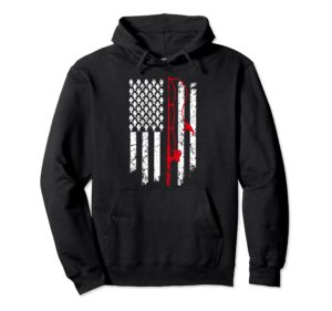 vintage fishing hoodie american flag bass fishing hoodies pullover hoodie