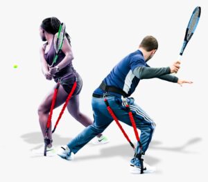 vpx tennis swing trainer increases power, exit ball velocity, shot accuracy, & serve speed, improves forehand, backhand, slice, & compression racket torque, for men, women, boys, girls, & kids