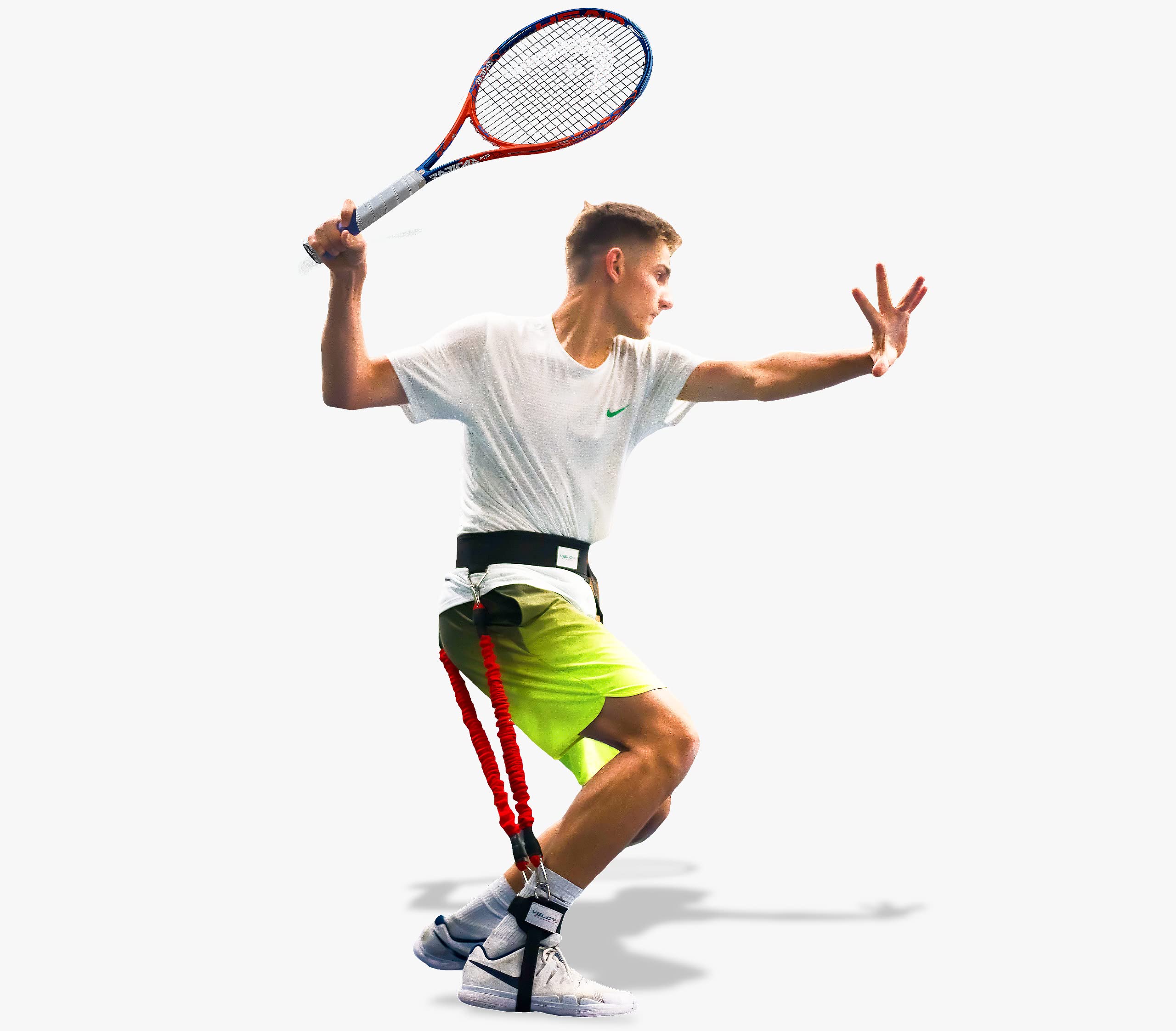 VPX Tennis Swing Trainer Increases Power, Exit Ball Velocity, Shot Accuracy, & Serve Speed, Improves Forehand, Backhand, Slice, & Compression Racket Torque, for Men, Women, Boys, Girls, & Kids