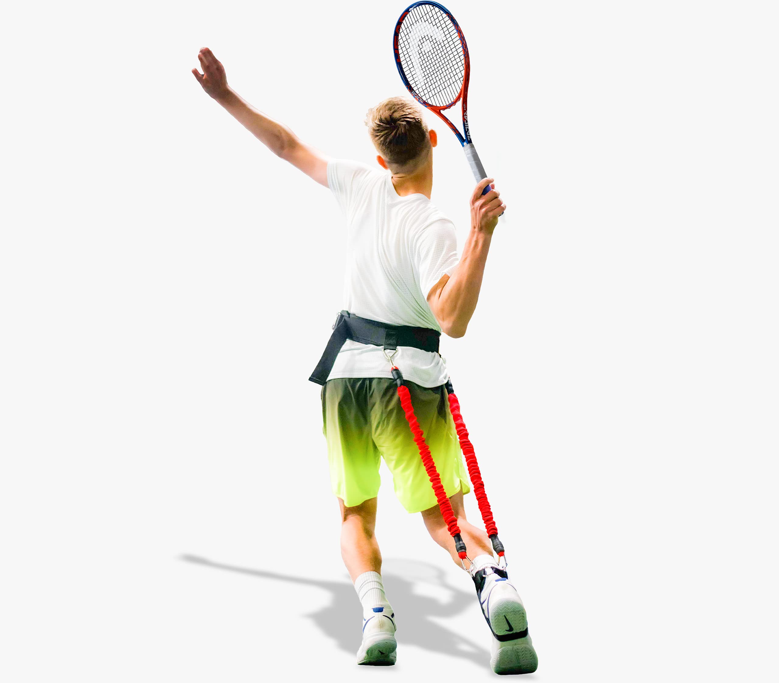 VPX Tennis Swing Trainer Increases Power, Exit Ball Velocity, Shot Accuracy, & Serve Speed, Improves Forehand, Backhand, Slice, & Compression Racket Torque, for Men, Women, Boys, Girls, & Kids