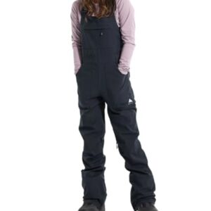 Burton Womens Avalon Bib Pant, True Black New, Large