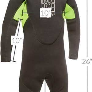 Knee High Surf Co. Kids Wetsuit Full Suit for Infant Toddler and Baby (Small-3mm)