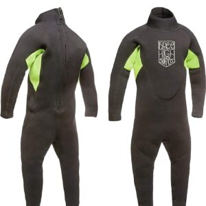 Knee High Surf Co. Kids Wetsuit Full Suit for Infant Toddler and Baby (Small-3mm)