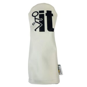 sunfish fu*k it leather driver golf headcover