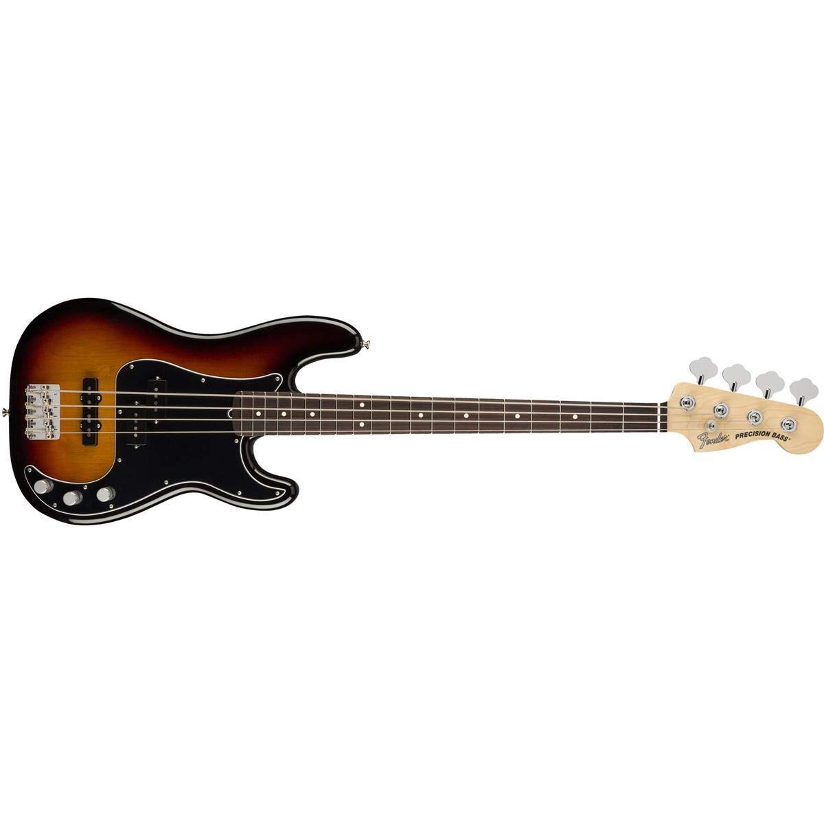 Fender American Performer Precision Bass, 3-Color Sunburst, Pau Ferro Fingerboard