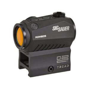 sig sauer romeo5 1x20mm tread closed red dot sight | high-performance durable waterproof fog-proof compact 2 moa red dot sight for sig m400 tread