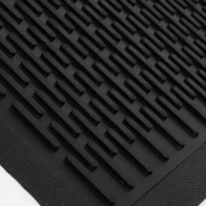 Portico Systems Safe Tread 3 x 5 Black Rubber Outdoor Scraper mat. Ideal for Any Heavily trafficked Entrance Way. Keep The Dirt and Debris Outside and Your interiors Clean.