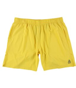 reebok crossfit austin ii short, toxic yellow, x-large