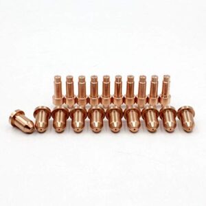 20pcs plasma cutter xt40 torch electrode 674325 nozzle 40a 674845 for miller