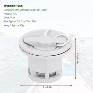 Boat Air Valve, PVC Air Gas Valve Cover Boat Valve Replacement for Inflatable Boat Dinghy Kayak Canoe River Raft Inflatable Paddle Board Air Valve