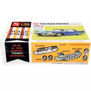 AMT 1960 Ford Thunderbird Hardtop - Highly Detailed 1:32 Scale Plastic Kit