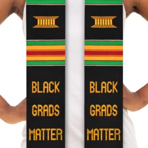 ADVANSYNC Black Grads Matter Kente Stole (BGM No Year)