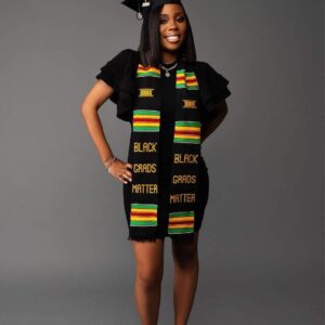 ADVANSYNC Black Grads Matter Kente Stole (BGM No Year)