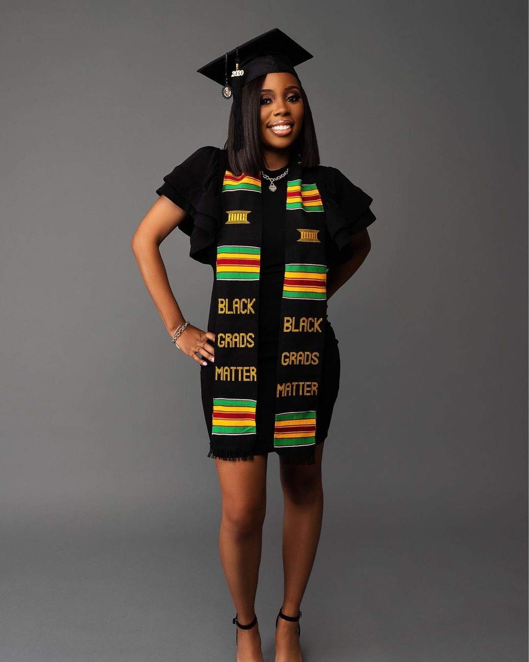 ADVANSYNC Black Grads Matter Kente Stole (BGM No Year)