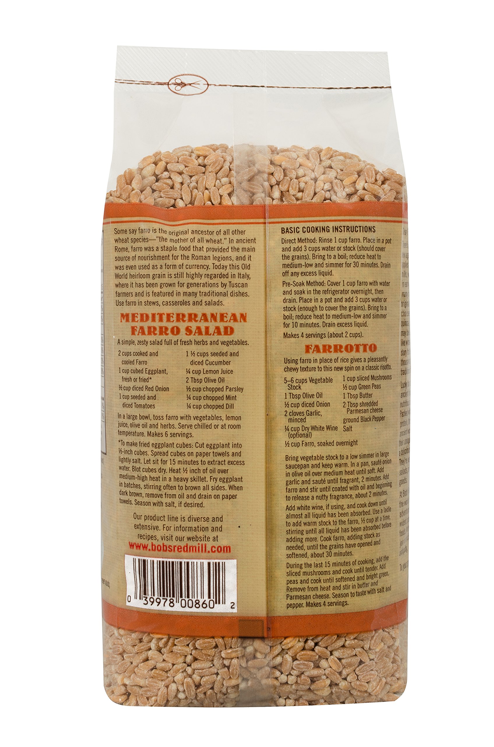 Bobs Red Mill Grain Farro 24 OZ