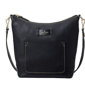 Kate Spade New York maple street janelle leather shoulder bag - black $278