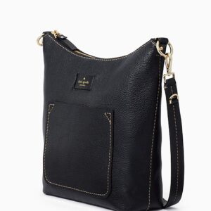 Kate Spade New York maple street janelle leather shoulder bag - black $278