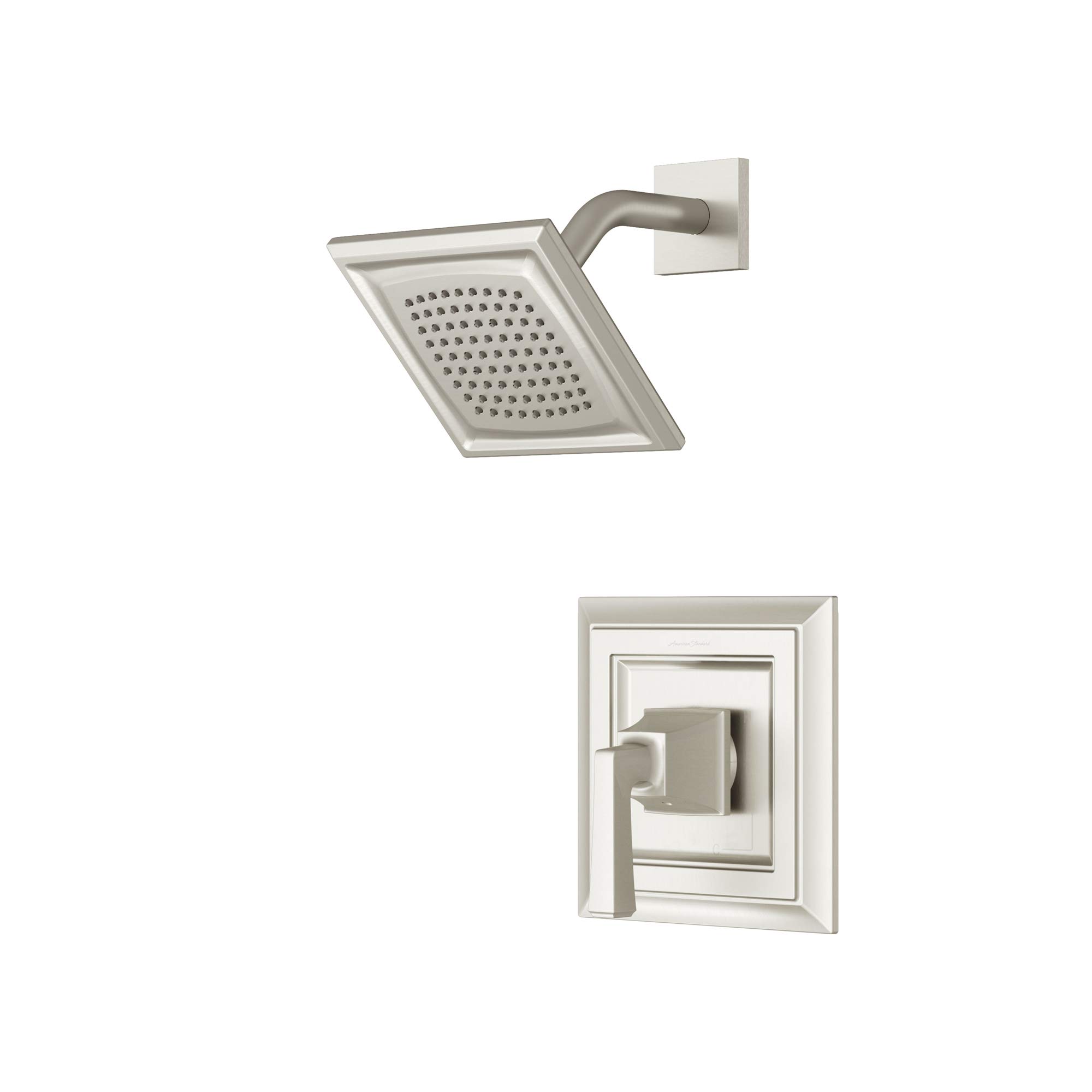 American Standard TU455501.295 Town Square S Shower Only Trim Kit with Cartridge-2.5 GPM, Brushed Nickel