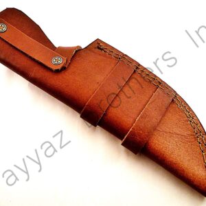 FAYYAZ BROTHERS Custom Made Damascus Steel Hunting Knife/Tracker Knife FBK-15306, 307, 308, 309, 310, 311, 312, 313 and 314 (Rose Wood)