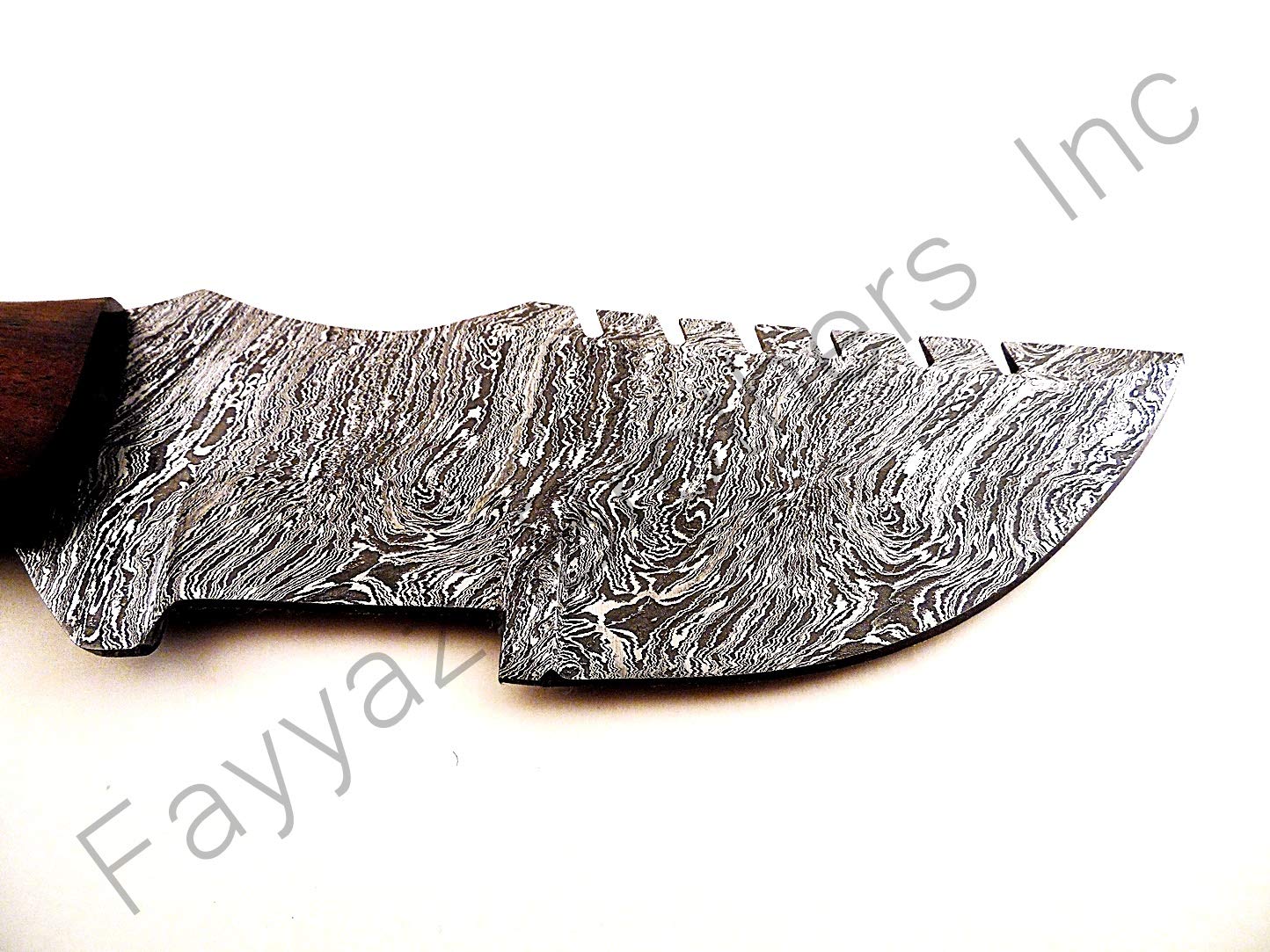 FAYYAZ BROTHERS Custom Made Damascus Steel Hunting Knife/Tracker Knife FBK-15306, 307, 308, 309, 310, 311, 312, 313 and 314 (Rose Wood)