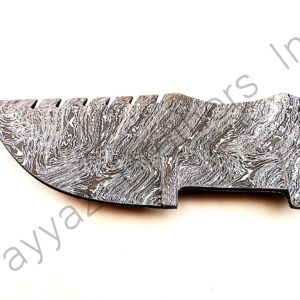 FAYYAZ BROTHERS Custom Made Damascus Steel Hunting Knife/Tracker Knife FBK-15306, 307, 308, 309, 310, 311, 312, 313 and 314 (Rose Wood)