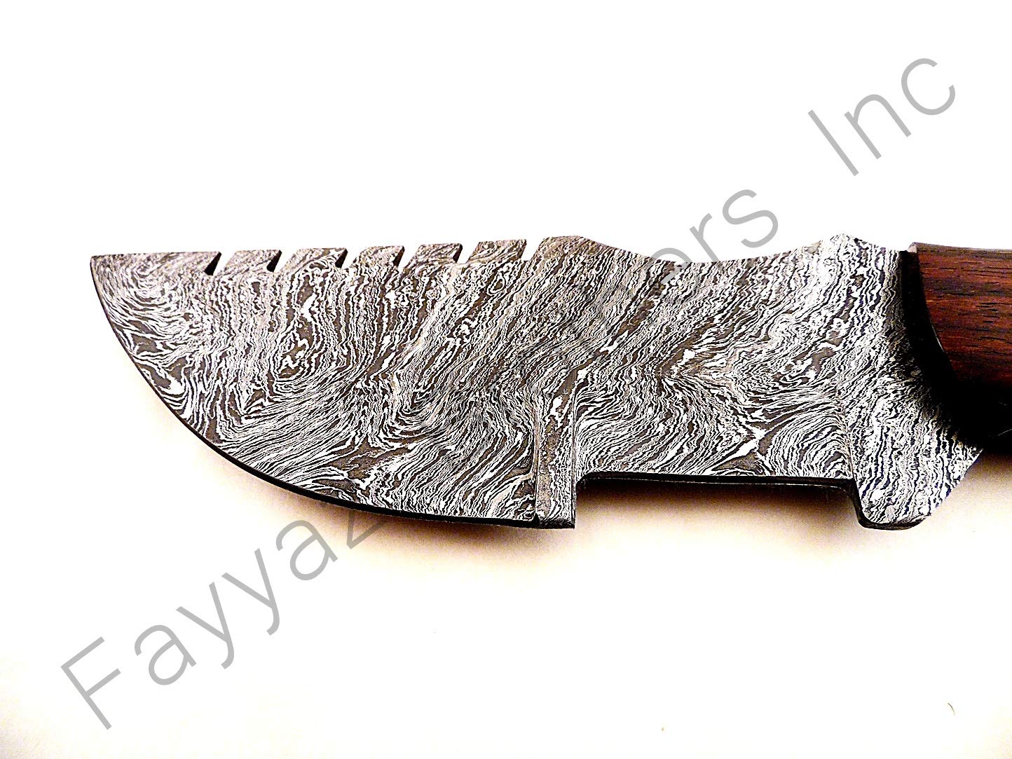 FAYYAZ BROTHERS Custom Made Damascus Steel Hunting Knife/Tracker Knife FBK-15306, 307, 308, 309, 310, 311, 312, 313 and 314 (Rose Wood)