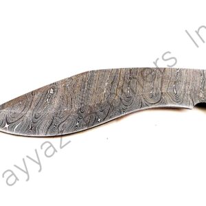 FAYYAZ BROTHERS Custom Made Damascus Steel Hunting Knife/Kukri Knife FBK-15303 (Black Micarta)