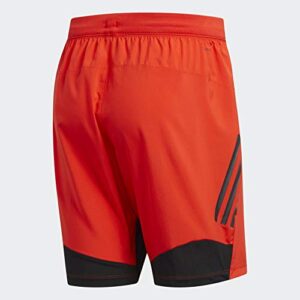 adidas 4KRFT Tech Woven 3-Stripes Shorts Men's, Red, Size 2XL