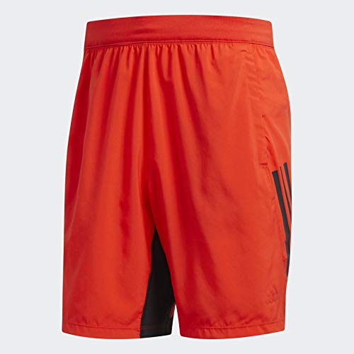 adidas 4KRFT Tech Woven 3-Stripes Shorts Men's, Red, Size 2XL