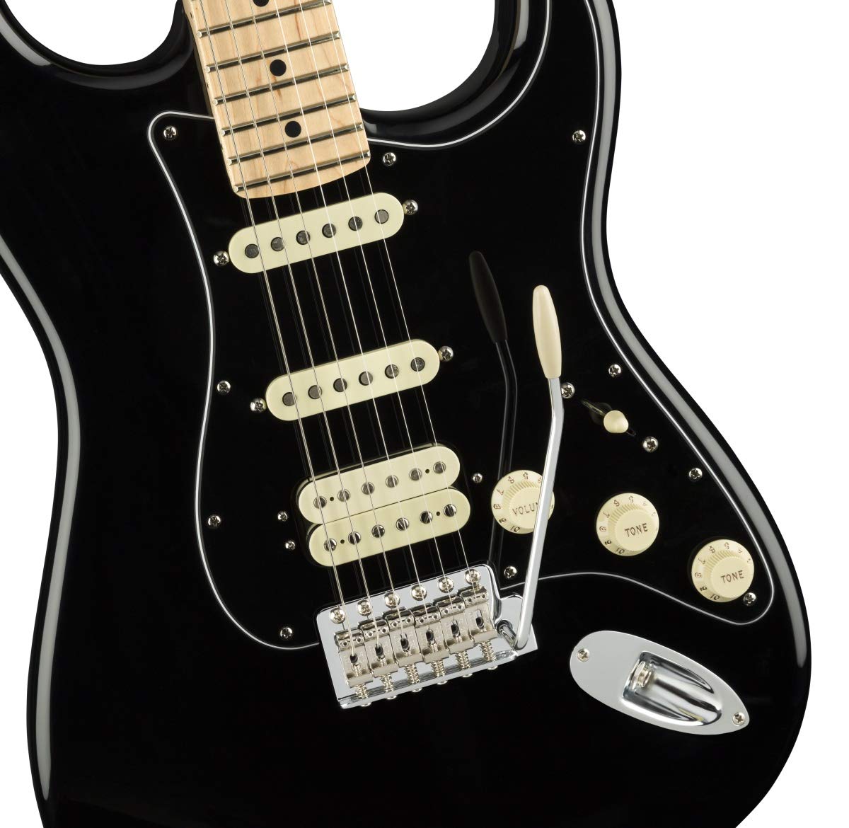 Fender American Performer Stratocaster HSS - Black with Maple Fingerboard