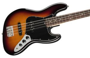 fender american performer jazz bass, 3-color sunburst, rosewood fingerboard