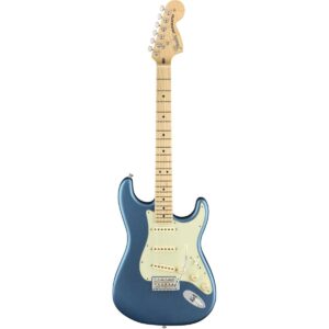 fender american performer stratocaster - satin lake placid blue with maple fingerboard