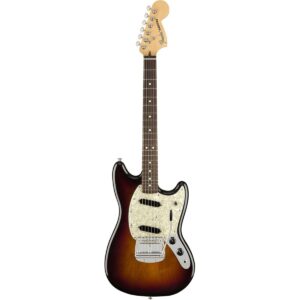 fender american performer mustang - 3-tone sunburst with rosewood fingerboard