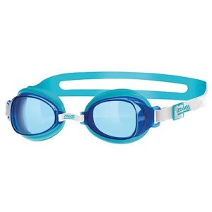 zoggs unisex's otter swimming goggles, aqua/white/tint, one size