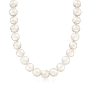 ross-simons 10-11mm cultured pearl necklace with sterling silver. 18 inches