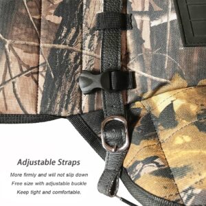 V-CHEETONG Snake Gaiters Anti-bite snake guards Lower Leg Armor Water Proof Comfortable Protection Gear for Hunting Hiking Outdoors Survival Kit Suitable for Men and Women (Classic Camouflage)