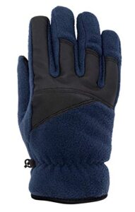 arctix women's apres fleece gloves, blue night navy, x-large