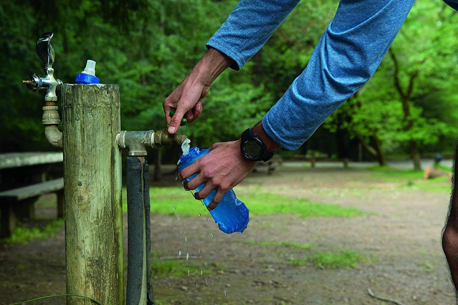 CamelBak 17oz Quick Stow Flask, Blue