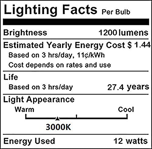 LED Corn Light Bulbs (6 Pack) E14 Base LED Candelabra Bulb,12W (100W Incandescent Bulbs) Decorative Candle Base E14 Corn 3000K Warm White LED Chandelier Bulbs,AC85-265V