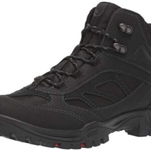 ECCO Men's Xpedition III GORE-TEX Mid Cut Boot, Black/Black, 46 M EU (12-12.5 US)