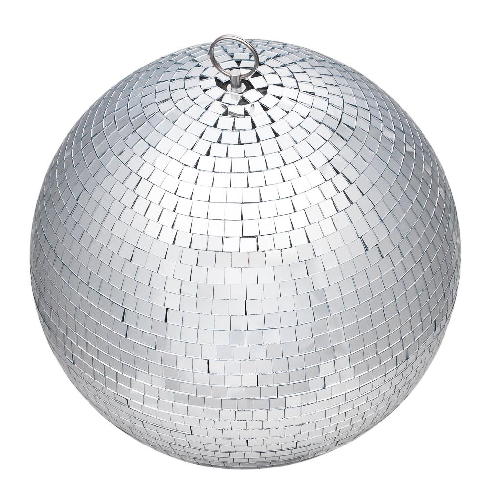 12 in Reflective Mirror Disco Ball Party Stage Effect Solid Foam Construction US Delivery