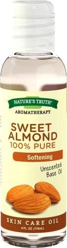 Nature's Truth 100% Pure Unscented Base Oil Sweet Almond (Pack of 6)