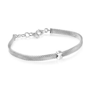 tous real sisy sterling silver mesh bracelet