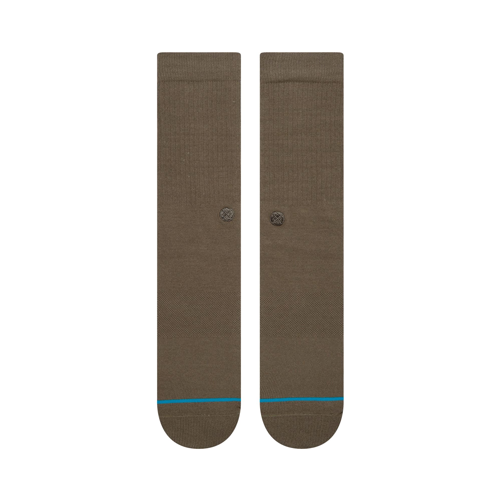 Stance Icon Crew Socks (Large, Green)