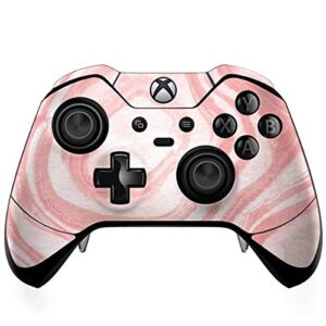 skinit decal gaming skin compatible with xbox one elite controller - originally designed marbleized pink design