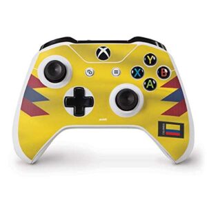 skinit decal gaming skin compatible with xbox one s controller - originally designed colombia soccer flag design