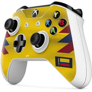 Skinit Decal Gaming Skin Compatible with Xbox One S Controller - Originally Designed Colombia Soccer Flag Design